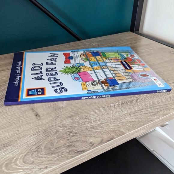 Aldi | Office | Aldi Super Fan Adult Coloring And Activity Book | Poshmark